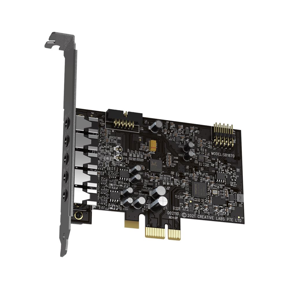 Sound Blaster Audigy Fx V2 – 配有 SmartComms Kit套件的可升级高解析度 5.1 PCI-e 声卡 ...