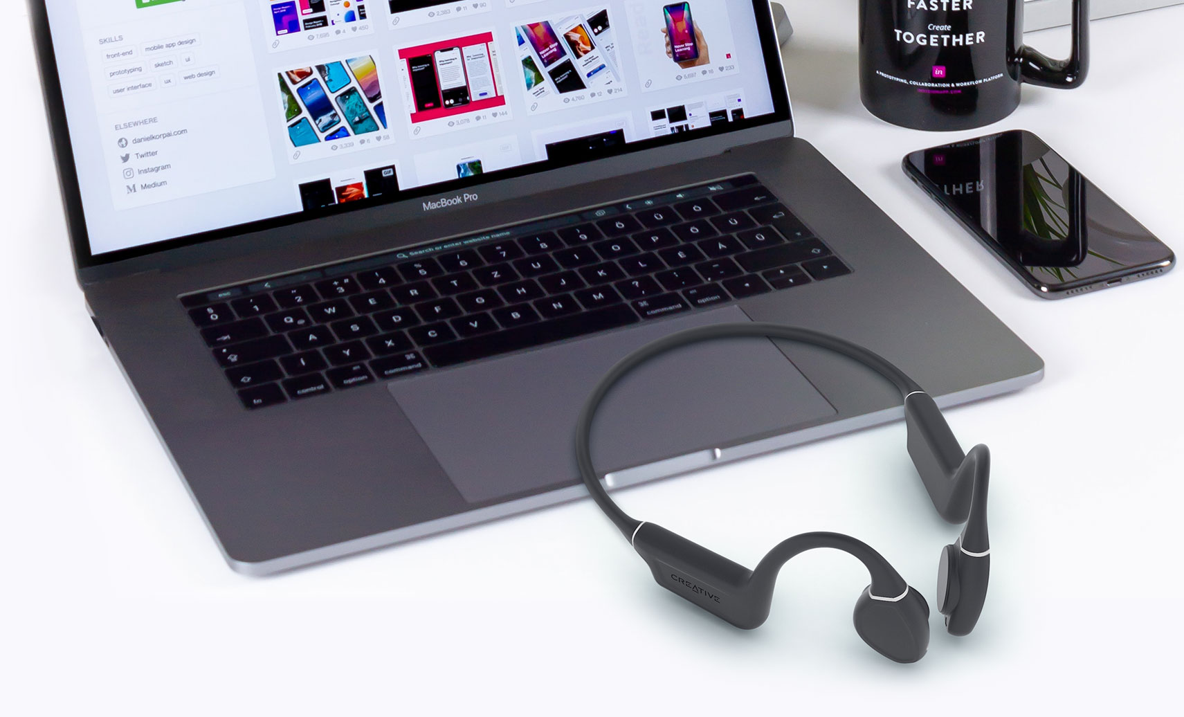 Creative Outlier Free - 带有蓝牙® 5.3 的无线骨传导耳机 - 创新科技（中国）